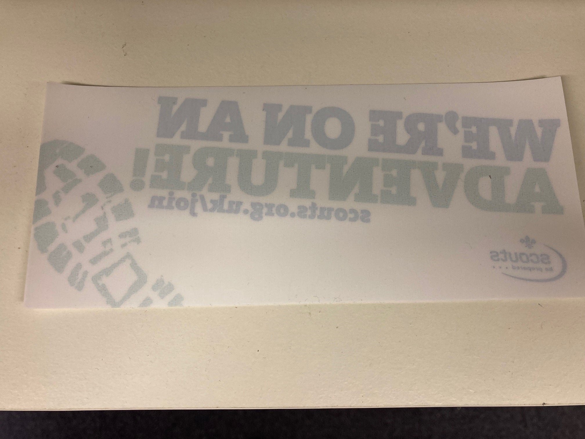 Car Sticker | Warrington Scout Shop