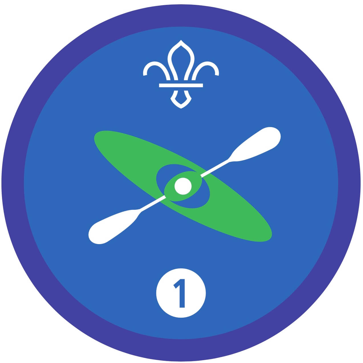 Paddle Sports Staged Badge | Warrington Scout Shop
